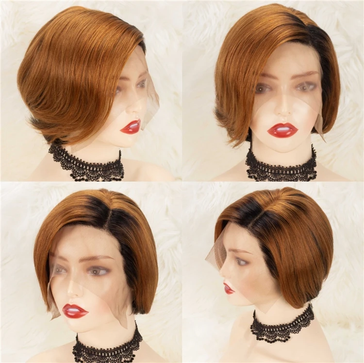 Perruque Pixie Lace Front Human Hair Wig,13x4 Pixie Wig,Perruque Pixie ...