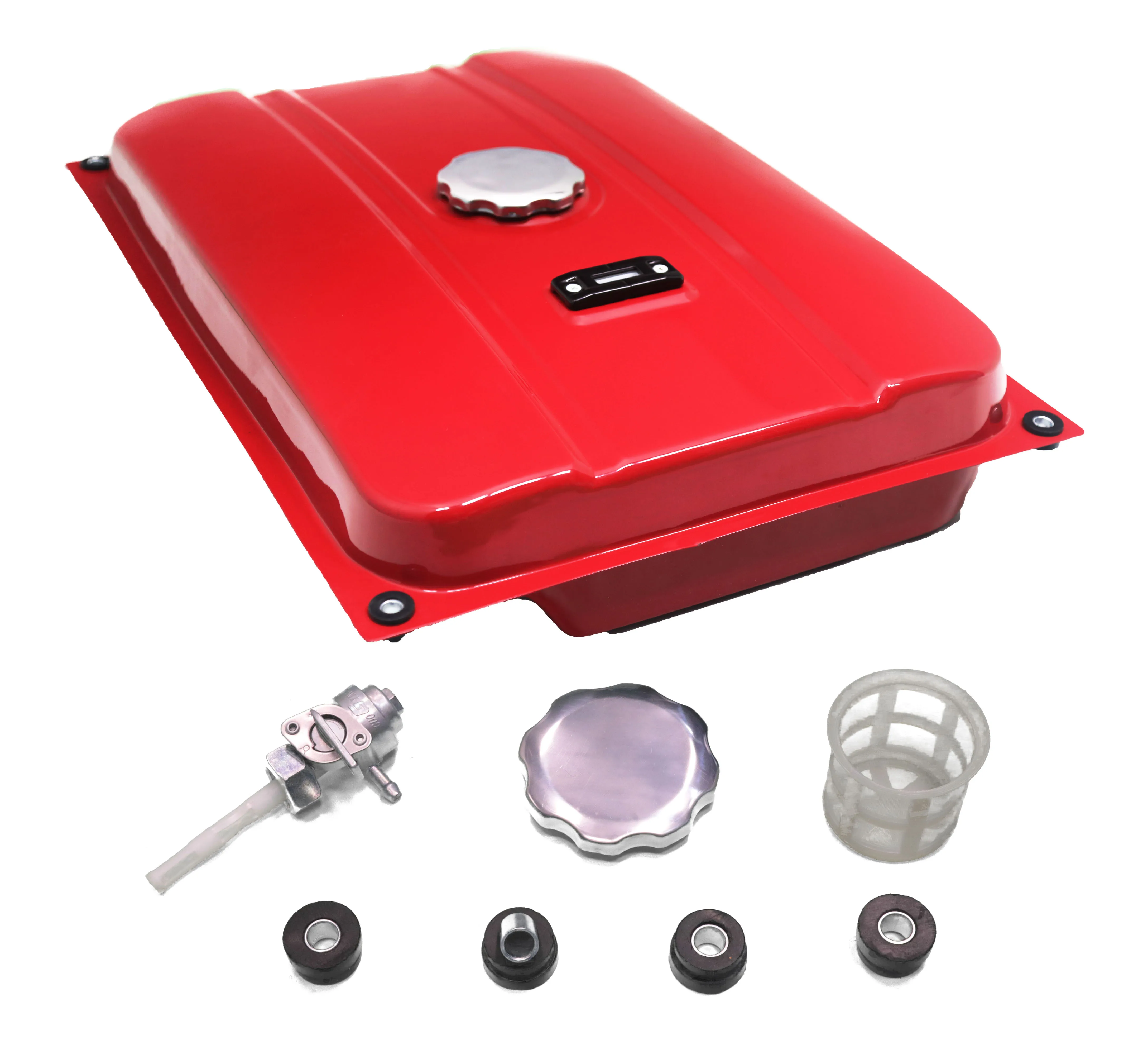 Fullas Universal 7 Gallon Generator Gas Fuel Tank with Valve ChromeCap ...