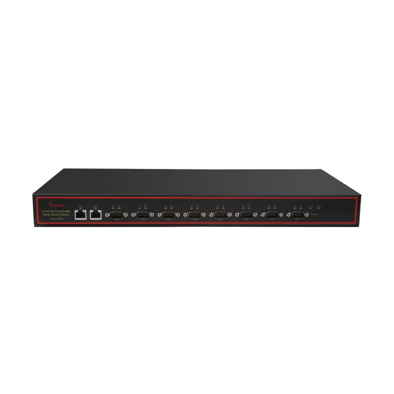 Rack Mounted 10/100M 8 Port RS232 RS485 Interfaces Serial to Ethernet ...