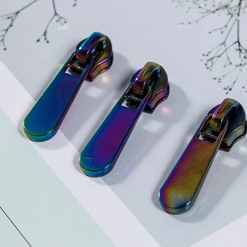 Custom 3# Metal Zipper Pull Logo,Bag Zipper Head Puller Zipper,Garment ...