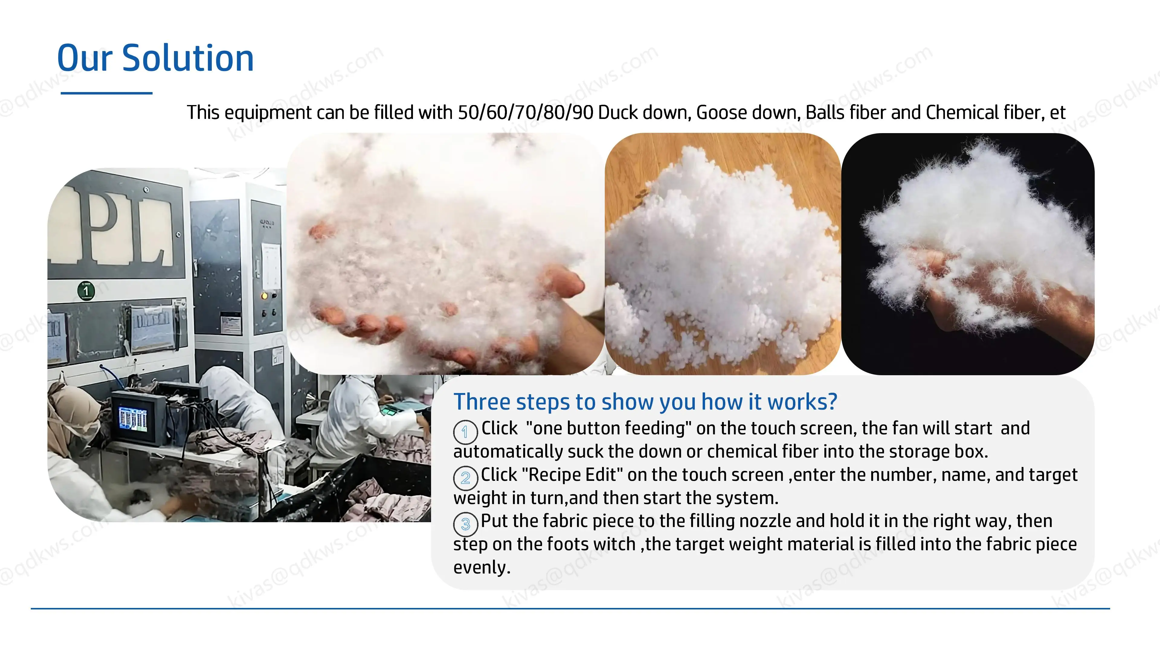 Duvet Quilt Comforter Making Weighing Filling Machine Down Quilt ...