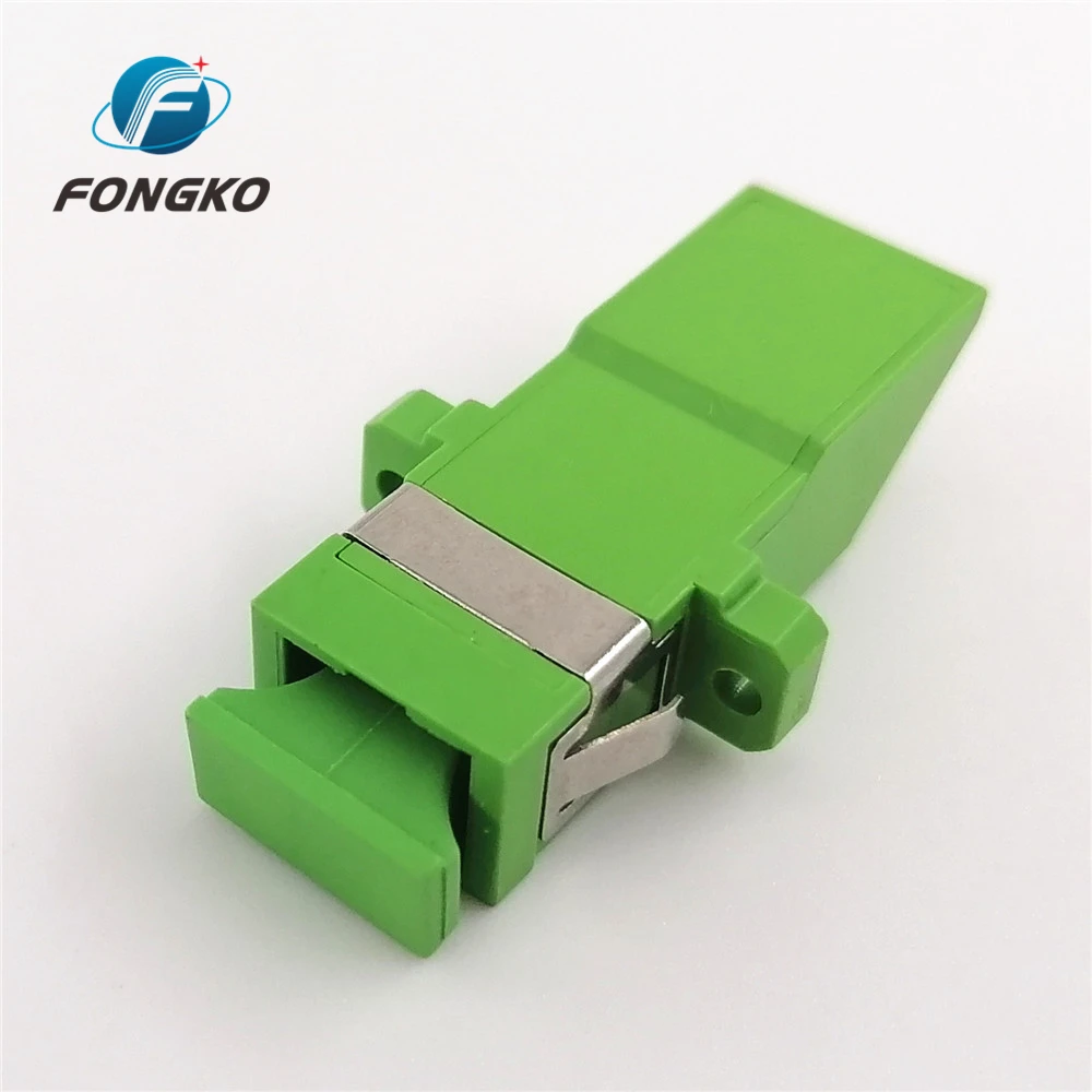FONGKO Flange SX Inner Inclined Shutter Adapter APC Adapters SC Fiber ...