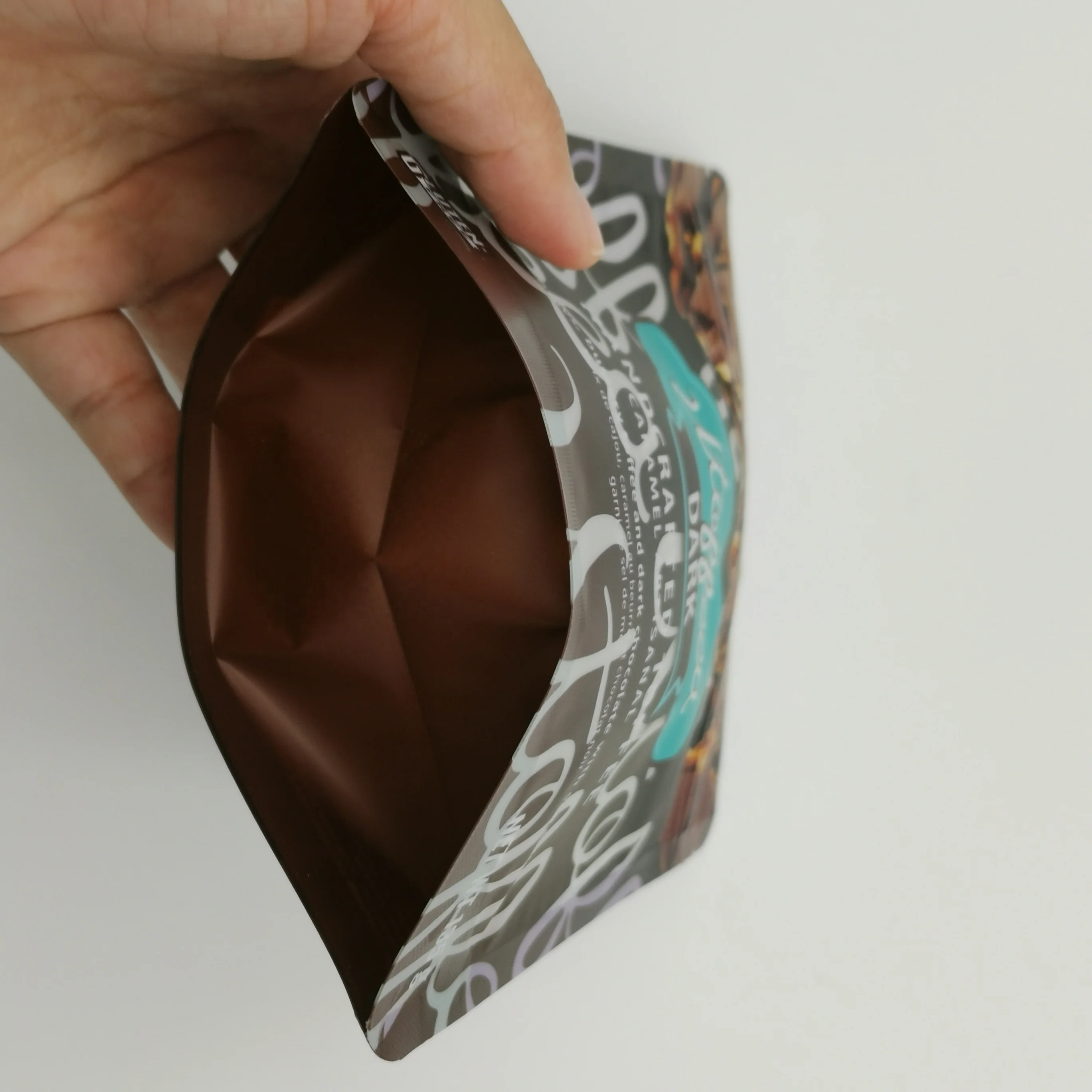 Custom Printed Pouch 250g 500g Food Grade Stand Up Pouches Plastic Zipper Pack Tea Candy Snack ...