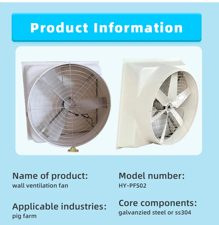 Livestock Fan and Cooling Fan 380v Factory Cooling Fan Ventilation Fans ...