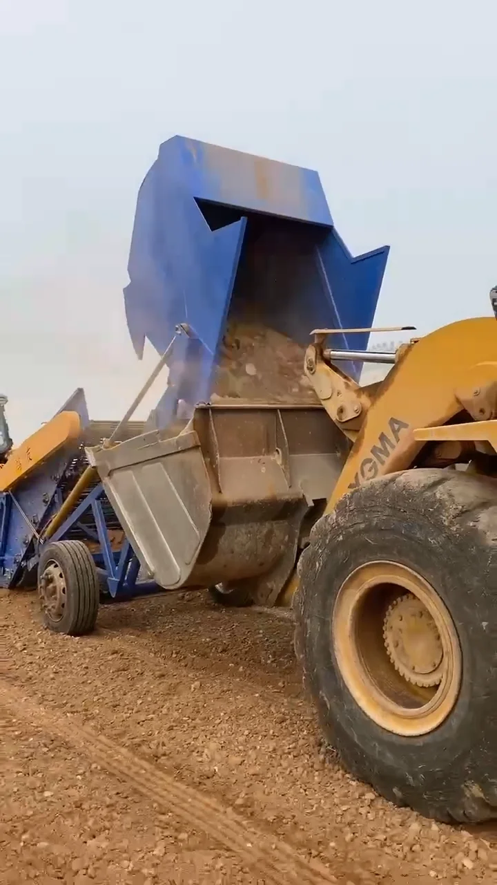Tractor Rear Rock Picker Rock Picker For Wasteland Farm Digging Stone ...