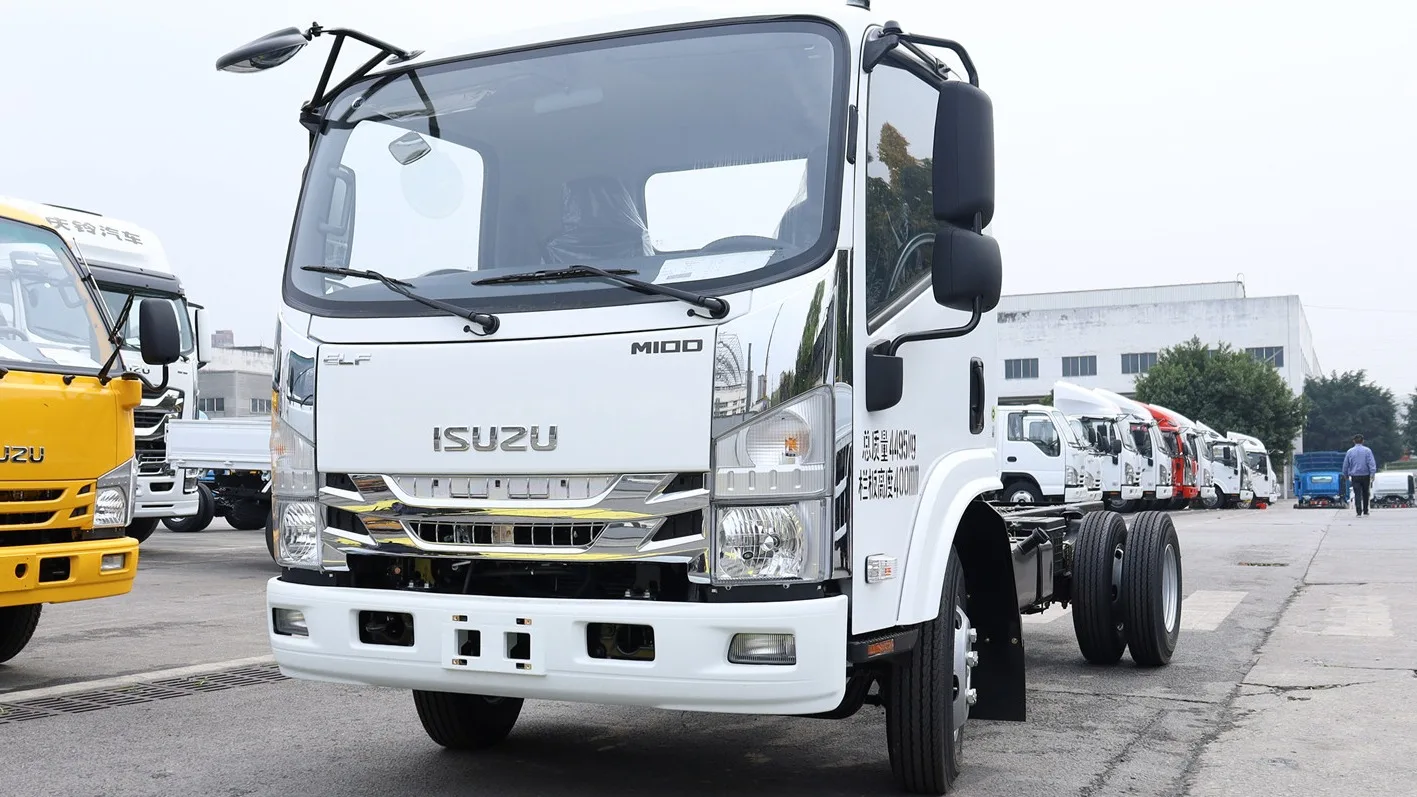 Kabin Tunggal Isuzu Elf 4kh1 Rangka Truk Kargo Logistik Mesin Untuk ...