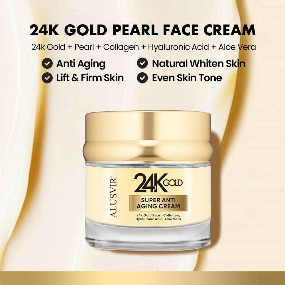 Luxury 24k Gold Skin Care Set Face Cleanser Serum Cream Body Scrub ...