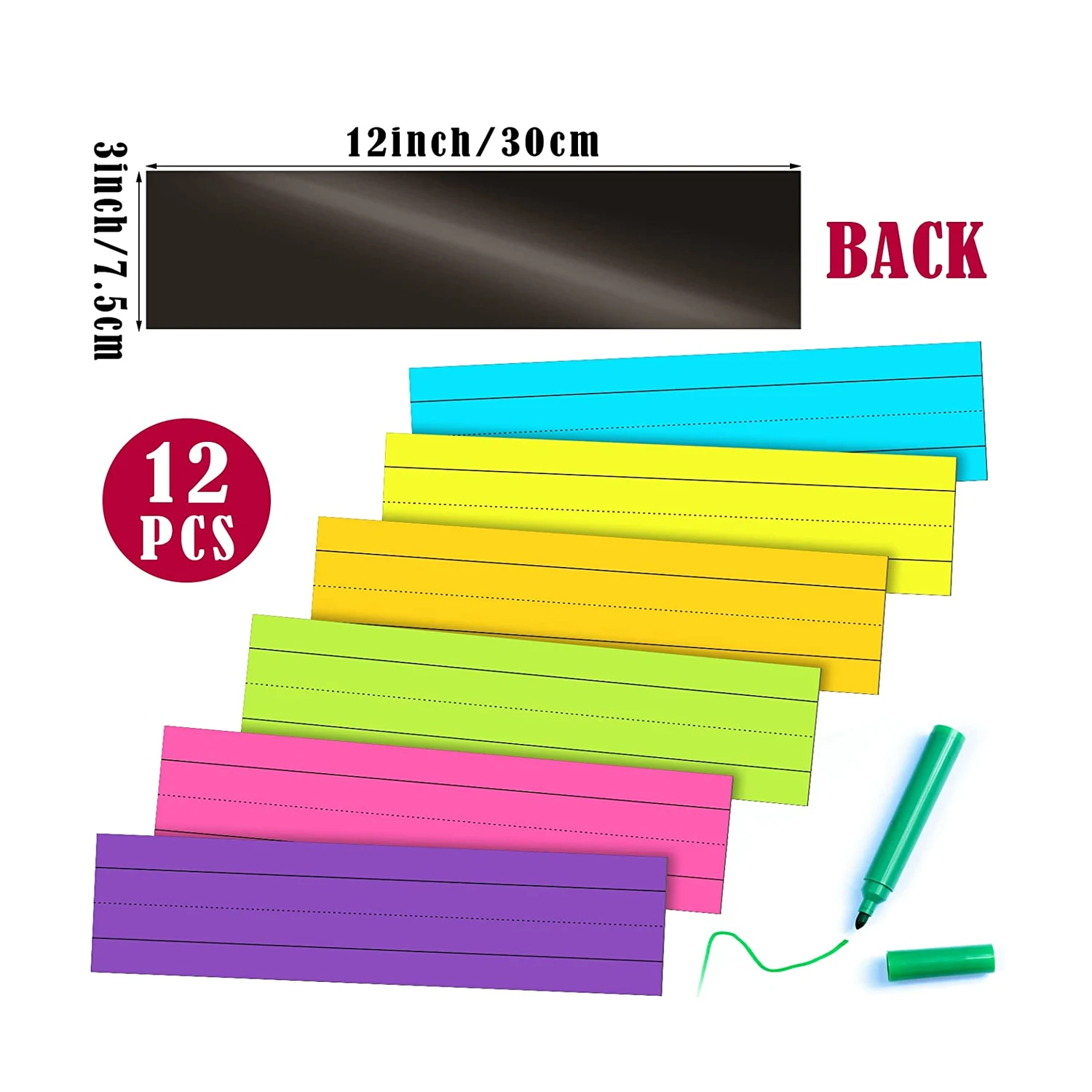 Magnetic Sentence Strips For Teachers Sentence Strips 12 X 3 Inch ...