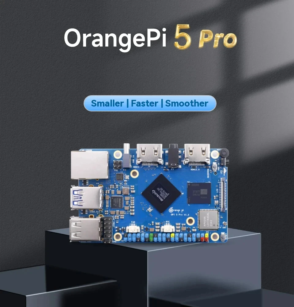 Orange Pi 5 Pro - RK3588S Development Board with DDR5 RAM