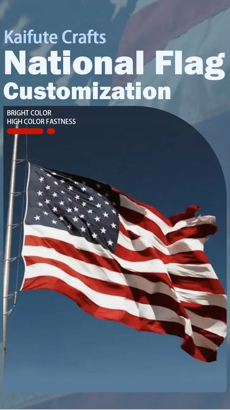 Free Sample Custom Promotion National Digital Flag Printing Flags ...