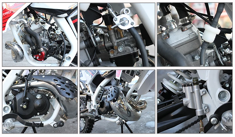 65CC Fanxin Dirt Bike - Kick Start, 2 Stroke, Water Cooled