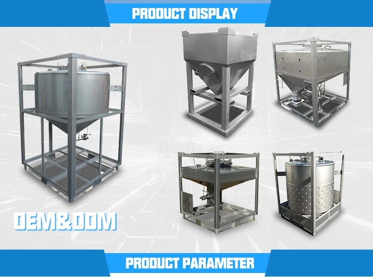 Most Popular 800 Liters Multi-use Stainless Steel Water Storage Ibc ...