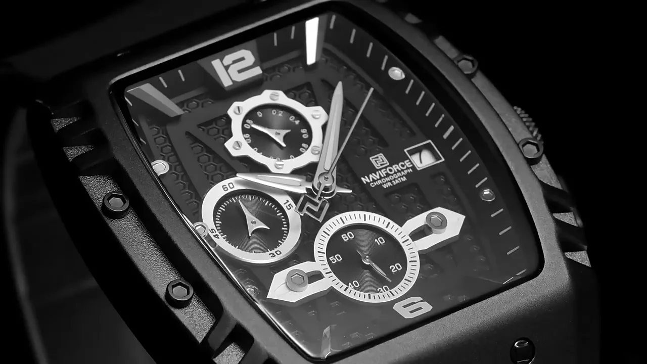 Naviforce 8025 New Design Wine Barrel Luxury Mens Waterproof Sports ...