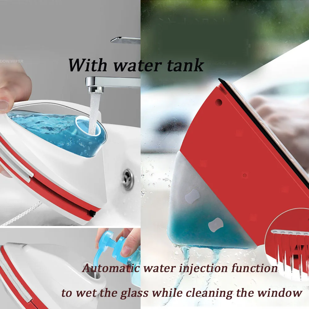 Magnetic Window Cleaning Squeegee With Automatic Water Discharge - Oem ...