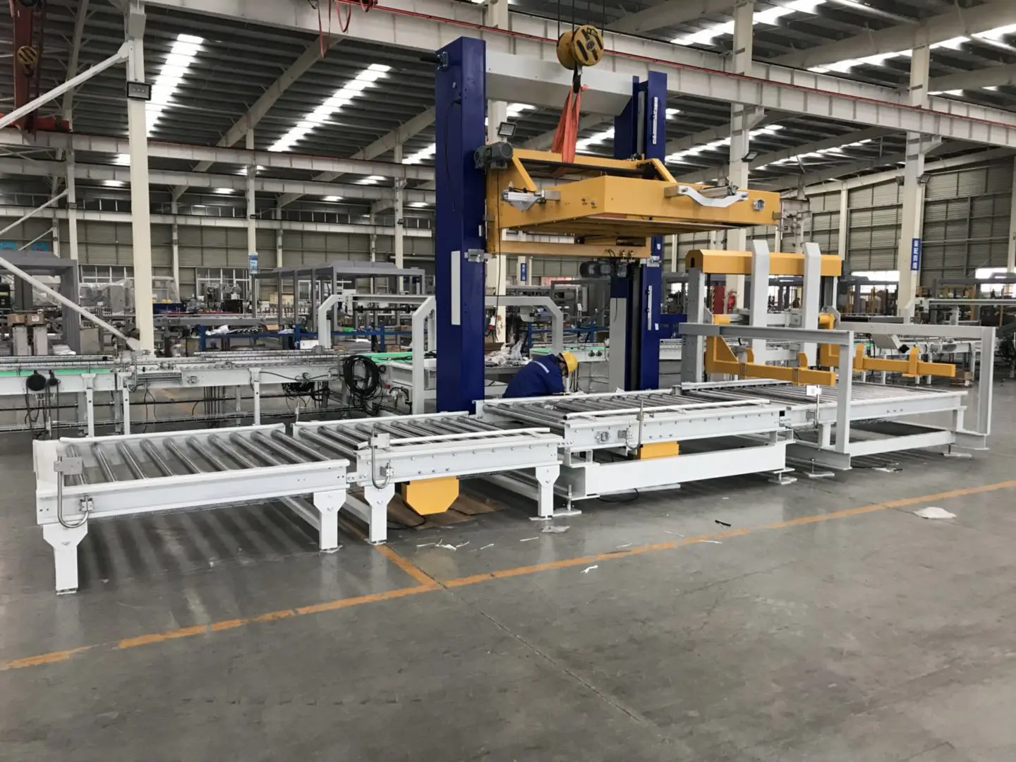 Whole Layer Cartons Palletizer Machine,Low Level High Speed Gantry ...
