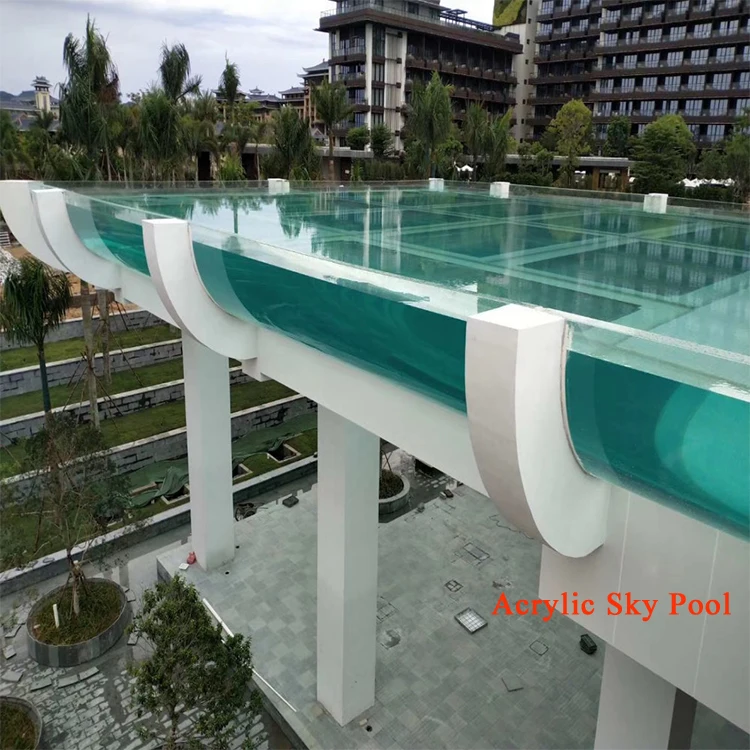 Clear Thick Acrylic Pool Windows - UV Resistant & Durable