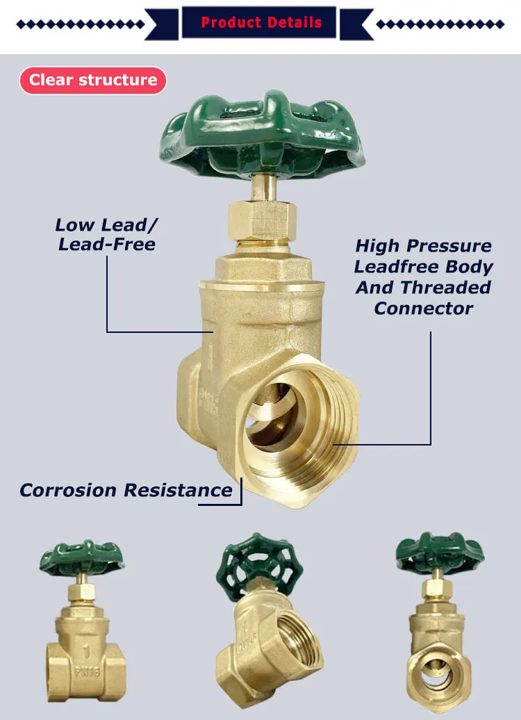Fire Fighting Safety Bronze Copper Fitting Brass Ball Valve Gate Valves ...