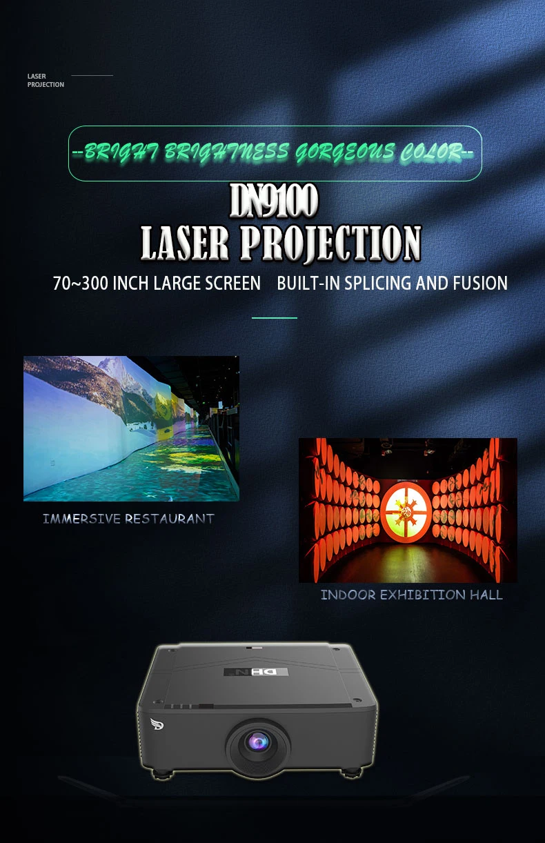 Dn9100 Dlp Large Venues Laser Projector Especially For Exhibition - Buy ...