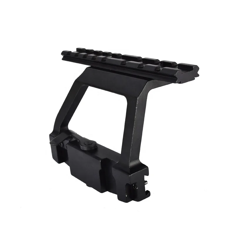 Quick Release Side Mount Telescope Bracket Scope Sight Aluminium Alloy ...