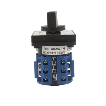 4 Positions Rotary Switch Selector Triple Pole Electrical Main ...
