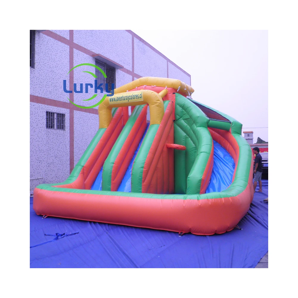 Inflatable Water Pool Slide Children Bounce House Commercial Modern ...