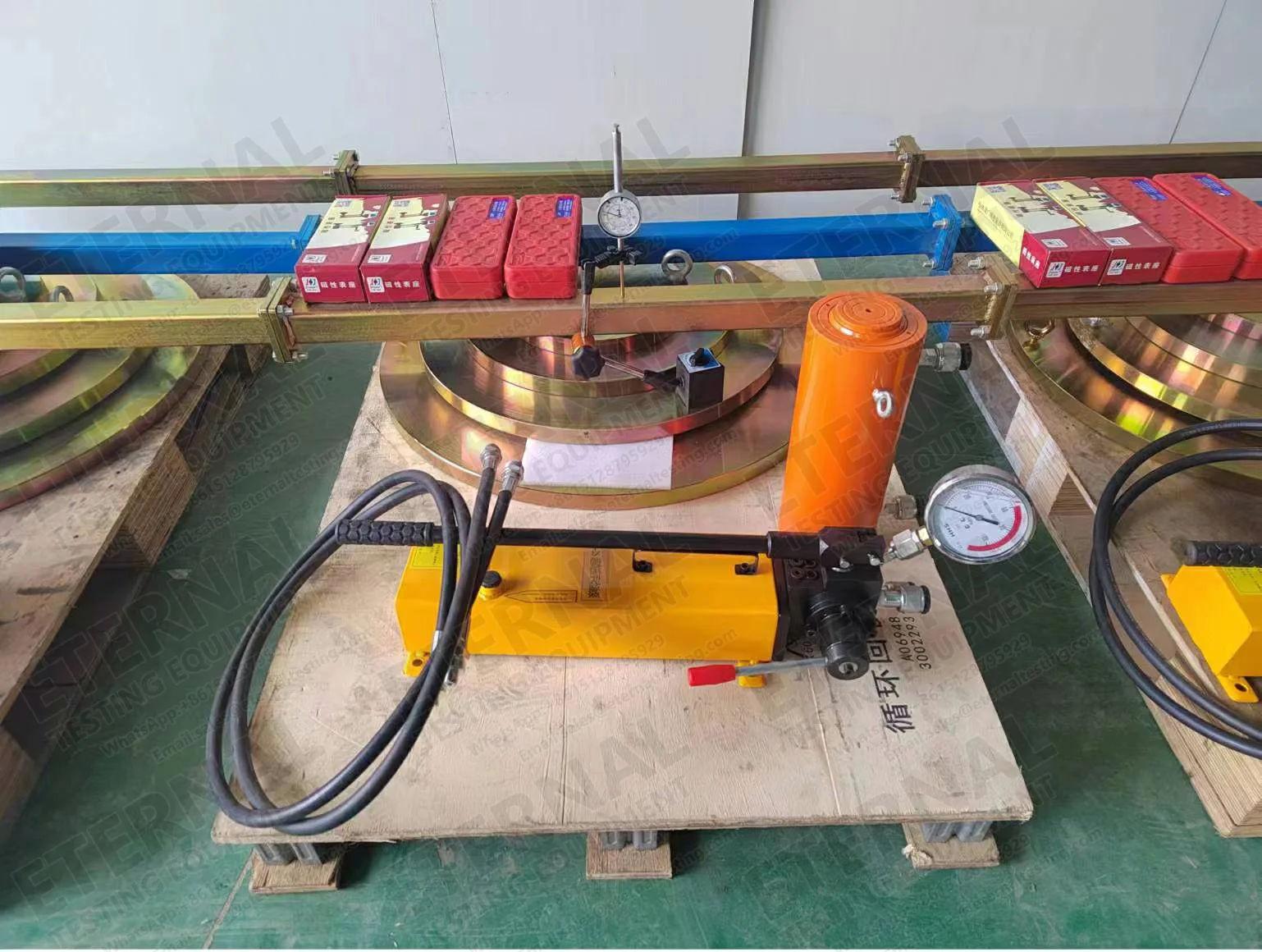 500kn Plate Load Bearing Equipment Static Plate Load Test - Buy Plate ...