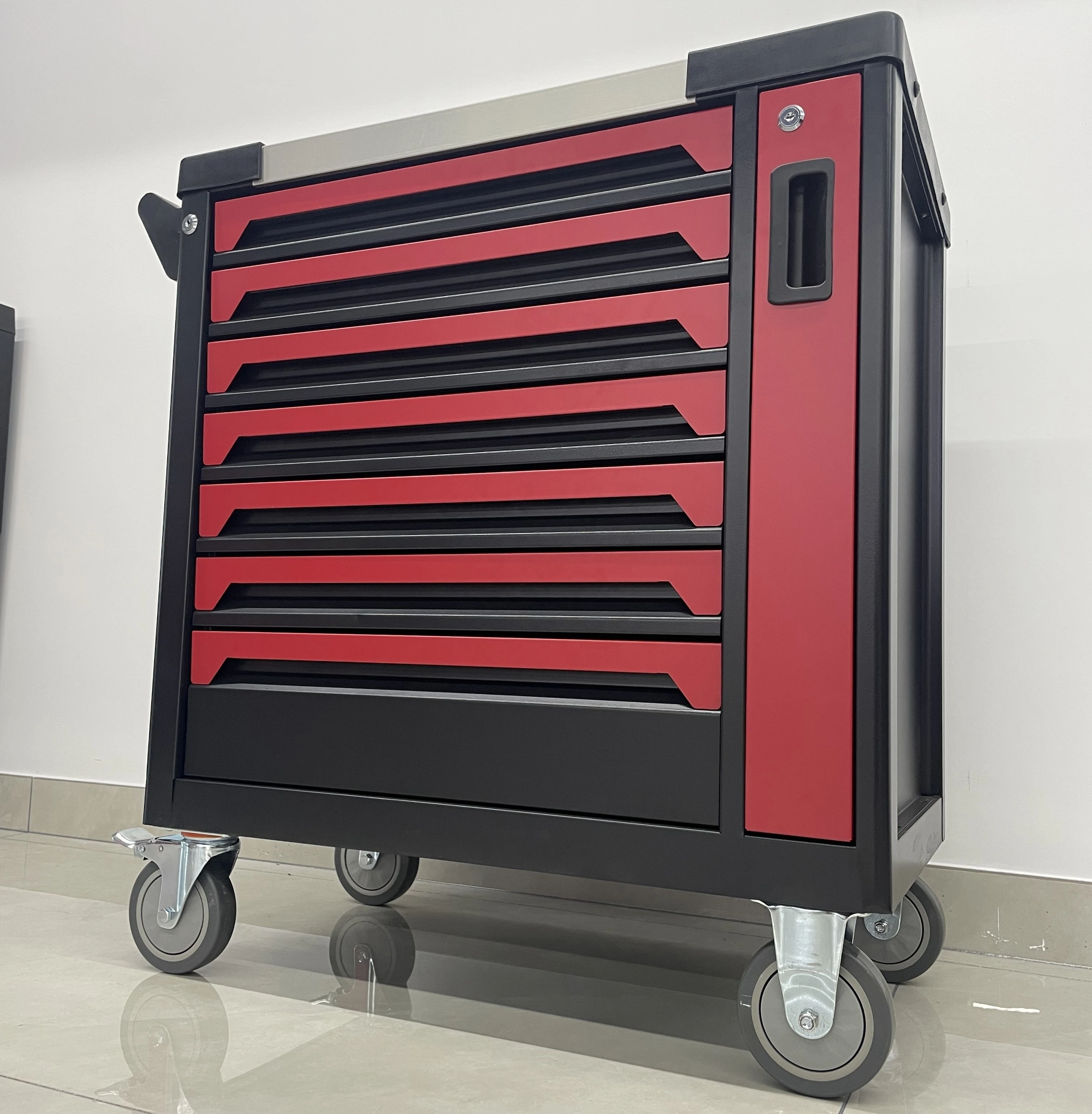 7 Drawer 31'' Rolling Tool Cart Heavy Duty Tool Storage Cabinet With ...