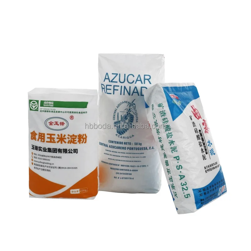 20kg 25kg 50kg Corn Flour Cement Polypropylene Pp Woven Bags Food ...