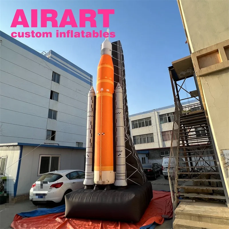 10ft Inflatable Rocket Space Ship - Giant Model Toy