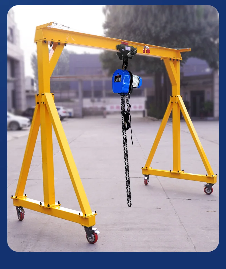 Customized Small Cranes Mini Gantry Frame Mobile Gantry Crane Price ...