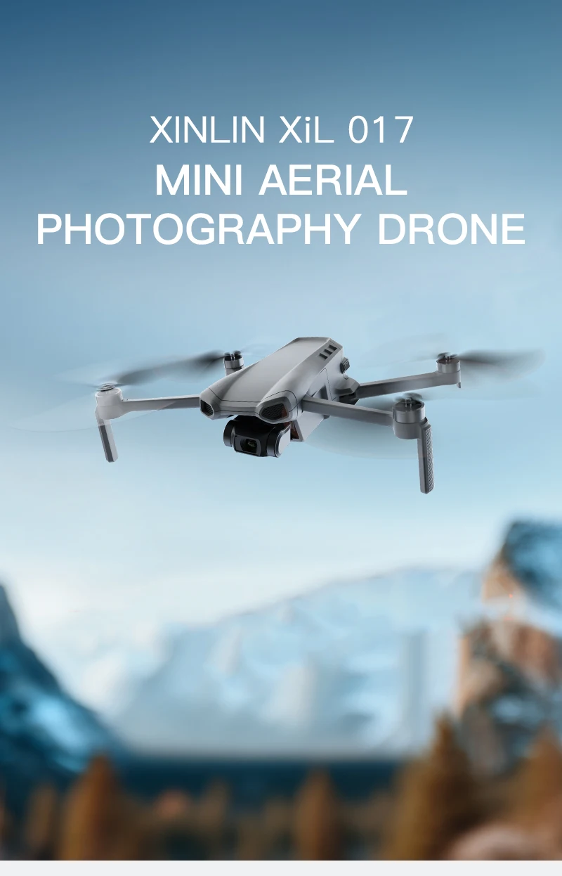 XINLIN XiL 017 4K Drone with Screen Controller, 247g RC Drone, 10KM FPV ...