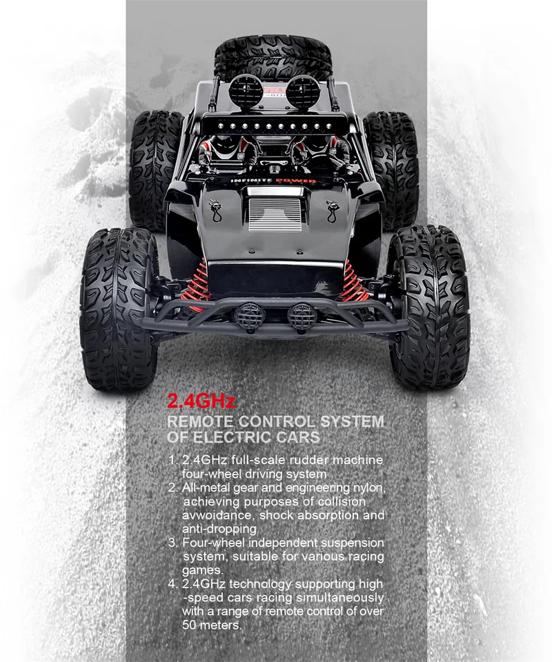 High Speed 30KM/H Desert Eagle RC Car - Adult Fun