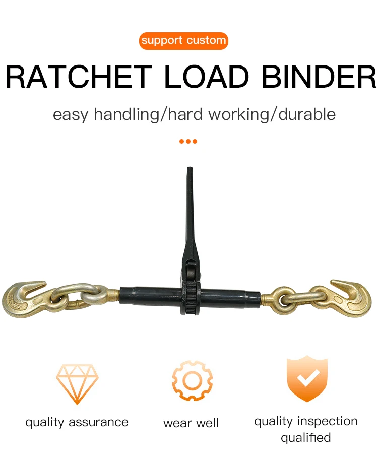 Bohu Heavy Duty Ratchet Load Binder Adjustable Tighten Ratchet Chain ...