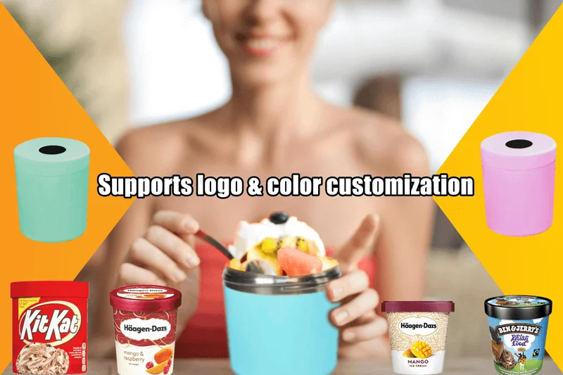 Perfect Freezer Storage Tubs with Lids for Ice Cream Sorbet and Gelato ...