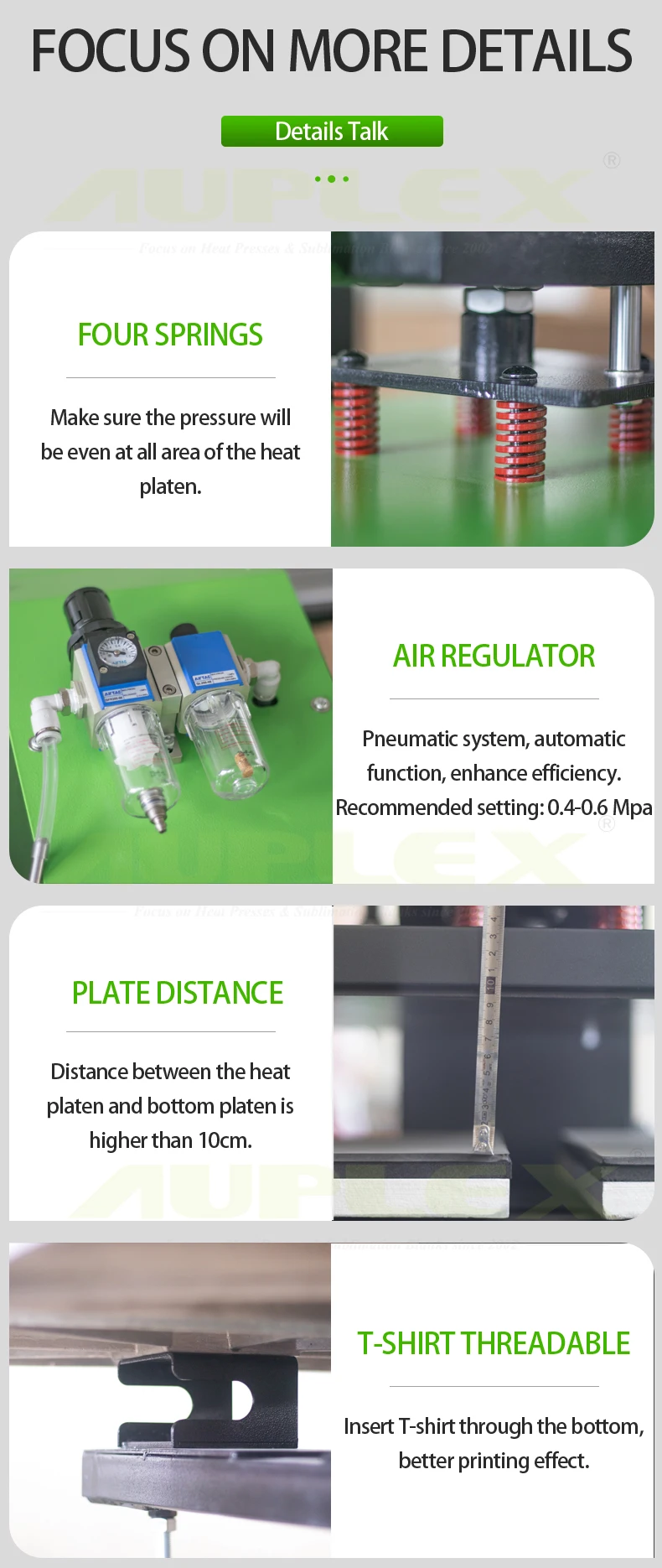 Stable Quality Upper Heating Plate Moving Double Working Tables ...