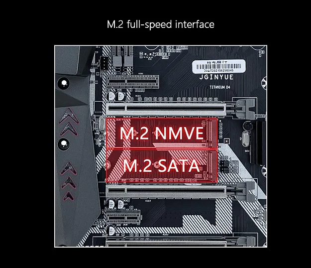 JGINYUE X99 TI D3 PLUS/X99 TI D4 PLUS Motherboard - Intel CPU Support