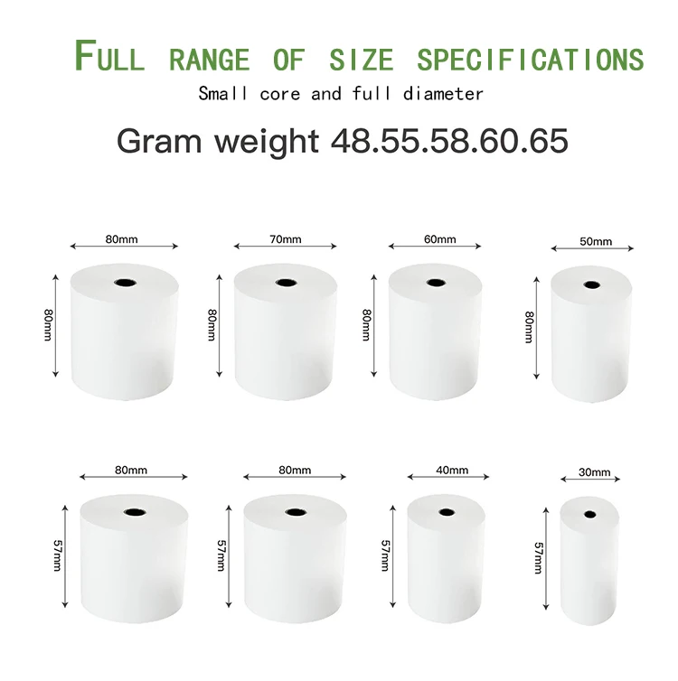 13 Years Factory Oem Thermal Fax Paper Carbonless Paper Single Pos ...