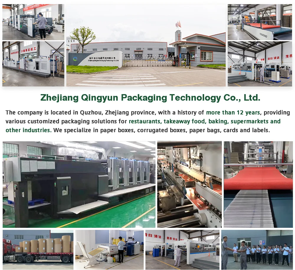 White Take Away Paper Boxes For Restaurant Food Packing Customize ...