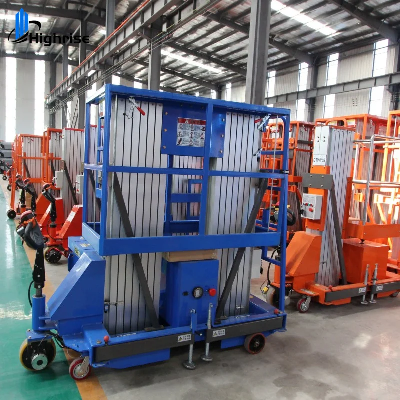 Aluminum Alloy Telescopic Mast Manlift 6m 7m 8m 9m 10m 11m Ladder 1 One ...