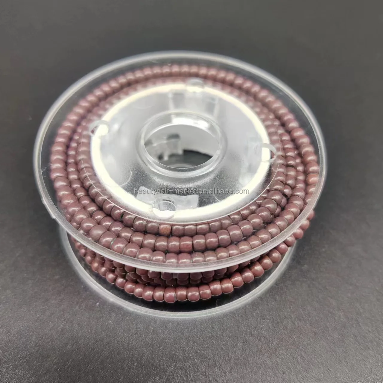 Pre Looped Nano Size Micro Rings Silicone Micro Links Beads Hair ...