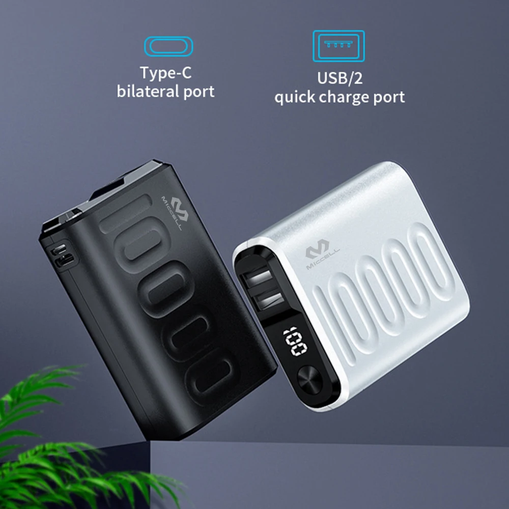 Miccell Unique Power Bank 10000mah 20000mah Power Banks Quick Charge ...