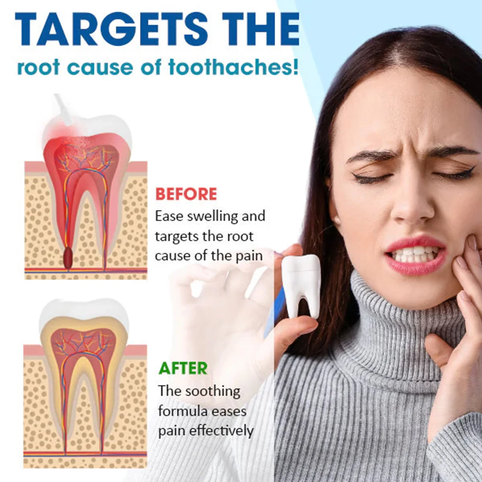 Gingival Care Relief Gum Fire And Swelling Pain Toothache Oral Care ...