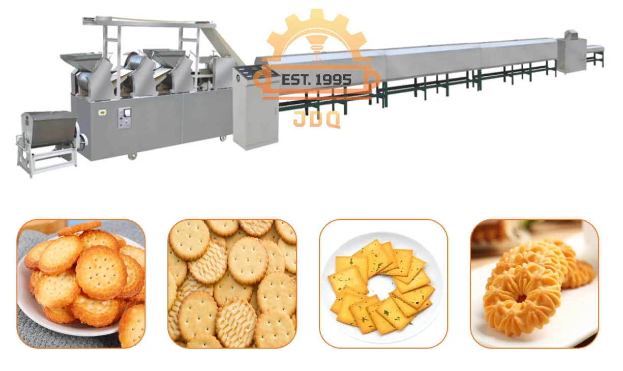 Automatic Tough Biscuit Production Line 100kg/h - Buy Automatic Biscuit ...
