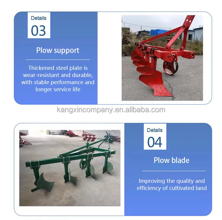 Best Quality Moldboard Four Wheel Tractor Hitched Farm Plow With Good ...
