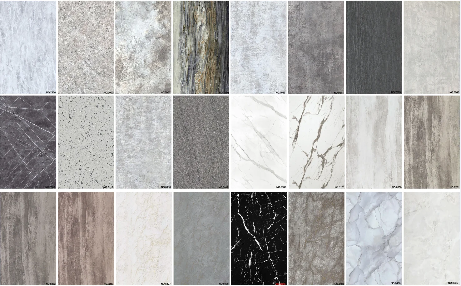 Lesifu Black Marble Laminate Sheet - Waterproof & Fire Resistant ...