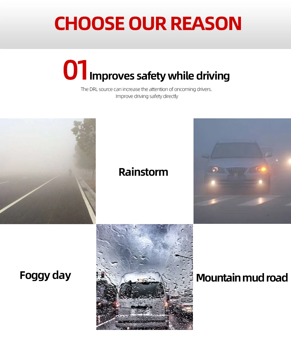 Toyota Probox 2016-2022 Chrome Led Fog Lights & Bumper Fog Lamps - Oem