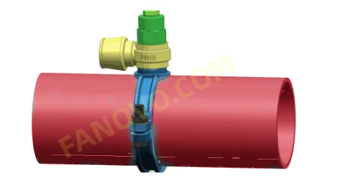 Self-tapping Bronze Swivel Ferrule Saddle Screwdown Ferrule Strap With ...