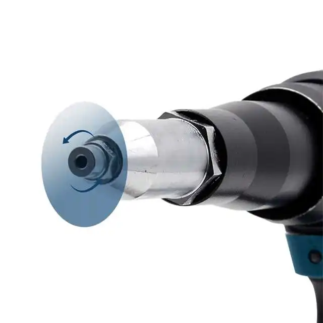 400w 20v Rechargeable Battery Rivet Gun Electric Lithium Cordless Rivet ...