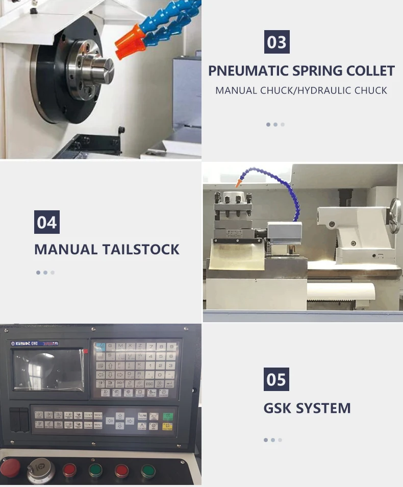 CK0640 Small Metal CNC Turning Automatic Chuck Lathe Machine Center