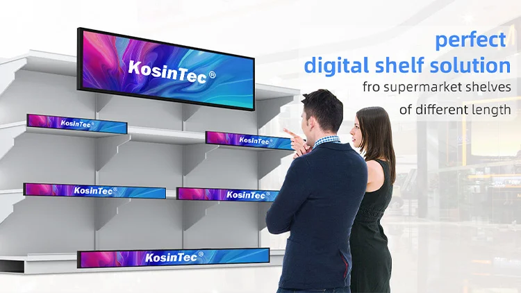 23.1 Inch Shelf Digital Signage - Android Cloud Advertising